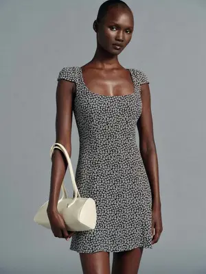 REFORMATION Nashira Mini Dress - Black