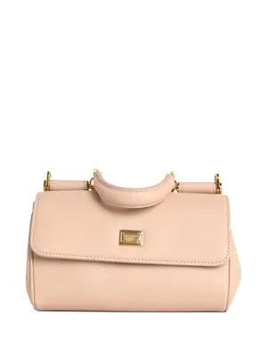 Dolce & Gabbana My Sicily Leather Handbag - Pink