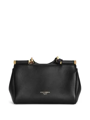 Dolce & Gabbana My Sicily Leather Handbag - Black