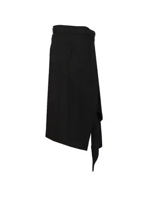 Attico Wool Midi Skirt