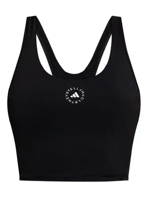 Adidas By Stella McCartney Logo Tank Top - Black