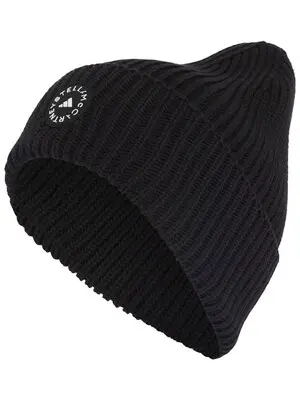 Adidas By Stella McCartney Cotton Blend Beanie - Black