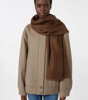 Max Mara Cashmere-silk Fringe Scarf