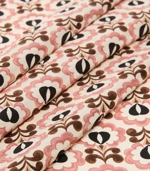Max Mara Silk Geometric Print Scarf