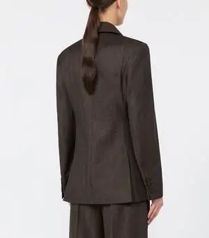 Max Mara Wool Diagonal-front Blazer