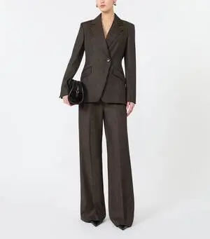 Max Mara Wool Diagonal-front Blazer