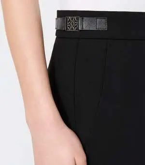 Max Mara Wool-blend Cropped Trousers