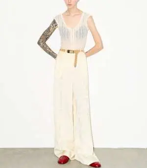 Max & Co. Floral Wide-leg Trousers