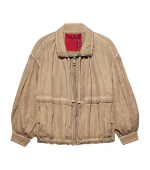 Max & Co. Oversized Zip-up Jacket - Brown