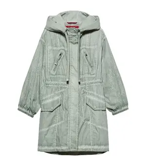 Max & Co. Hooded Padded Coat - Green