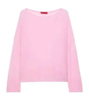 Max & Co. Wool-blend Boat-neck Sweater - Pink