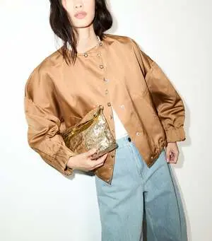 Max & Co. Satin Bomber Jacket