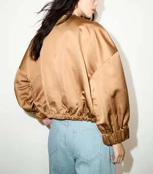 Max & Co. Satin Bomber Jacket
