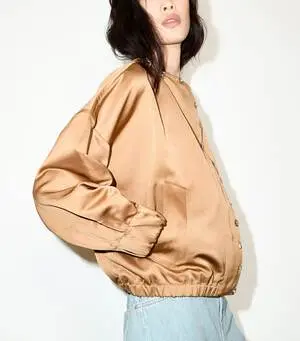 Max & Co. Satin Bomber Jacket