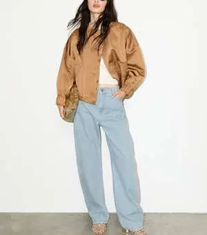 Max & Co. Satin Bomber Jacket
