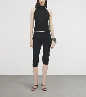 Alexander McQueen Wool Halterneck Top