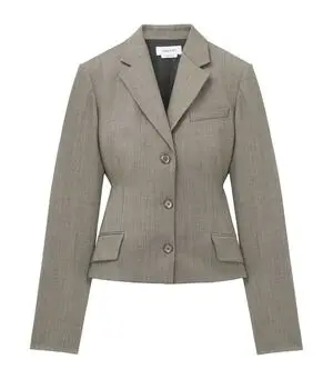 Alexander McQueen Wool Blazer - Gold