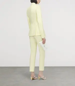 Alexander McQueen Wool Straight Trousers