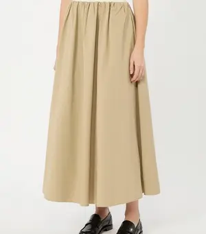 Max Mara Cotton A-line Skirt