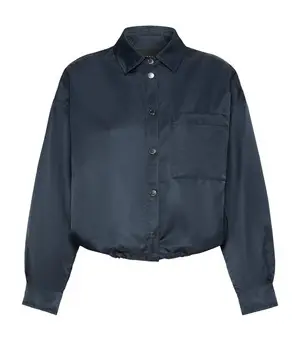Max Mara Shirt Raincoat - Navy