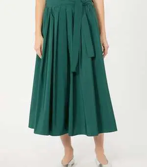 Max Mara Pleated Midi Skirt