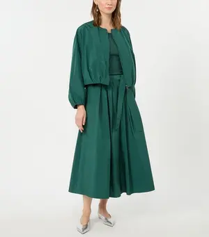 Max Mara Pleated Midi Skirt