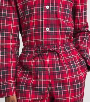 Harrods Cotton Tartan Pyjama Set