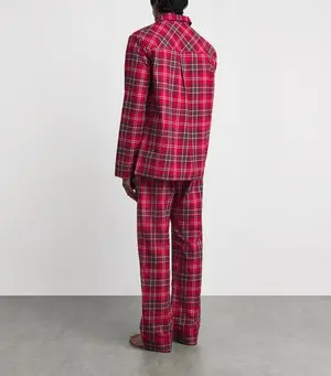 Harrods Cotton Tartan Pyjama Set