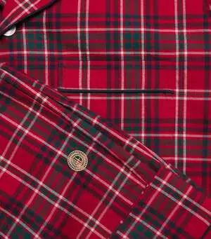 Harrods Cotton Tartan Pyjama Set