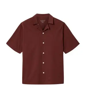ALLSAINTS Organic Cotton Hudson Shirt - Red