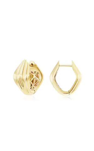 ORLY MARCEL 18k Yellow Intention Hoops