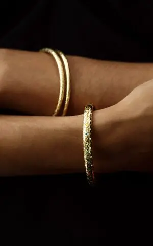 ORLY MARCEL 18k Yellow Gold Bliss Bangle