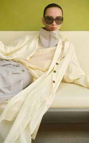 Source Unknown Nitra Scarf-lapel Coat