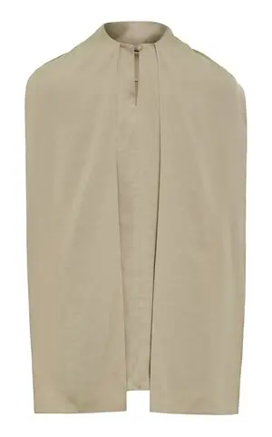 Source Unknown Onnea Scarf-detail Satin Top - Brown