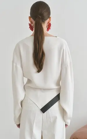 Source Unknown Amalia Draped Top