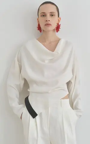 Source Unknown Amalia Draped Top