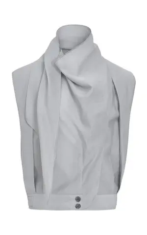 Source Unknown Paola Scarf-neck Top