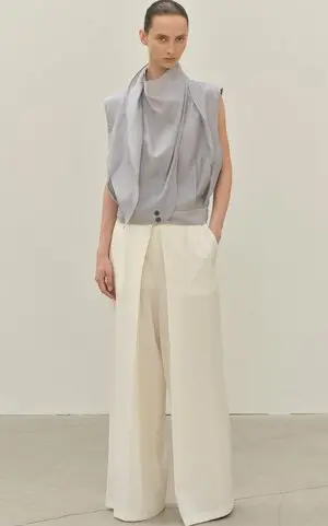 Source Unknown Paola Scarf-neck Top