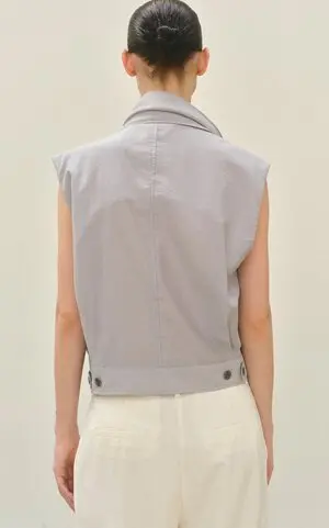 Source Unknown Paola Scarf-neck Top