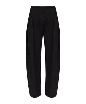IRO PARIS Pleated Wide-leg Trousers - Black
