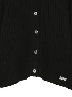 Balmain Ribbed-knit Buttoned Cardigan