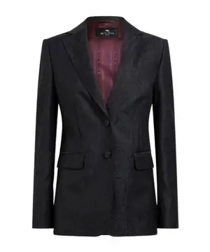 Etro Single-breasted Jacket - Black