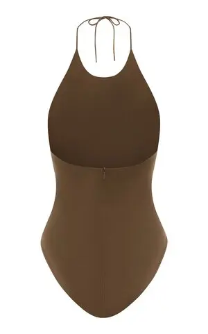 Alex Perry Halter Powermesh Bodysuit