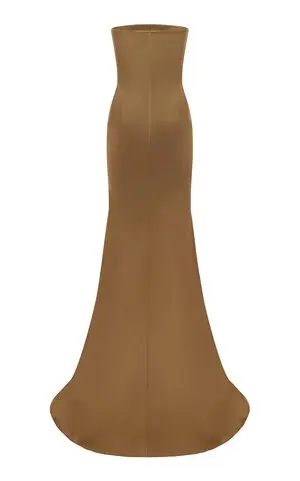 Alex Perry Strapless Longline Gown