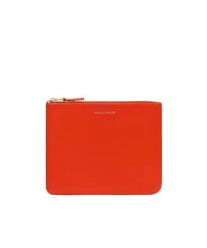 Comme Des Garçons Logo Wallet - Red