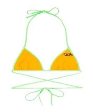 DIESEL® Bikini Top With Wraparound Ties - Yellow