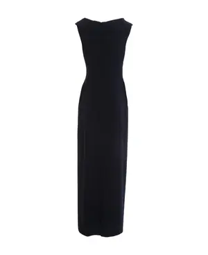 Ralph Lauren Sleeveless V-neck Maxi Dress - Black