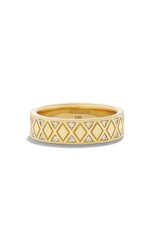 ORLY MARCEL 18k Yellow Diamond Band