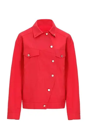 Source Unknown Camden Cotton Trucker Jacket - Red
