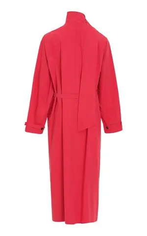 Source Unknown Nitra Scarf-lapel Cotton Coat